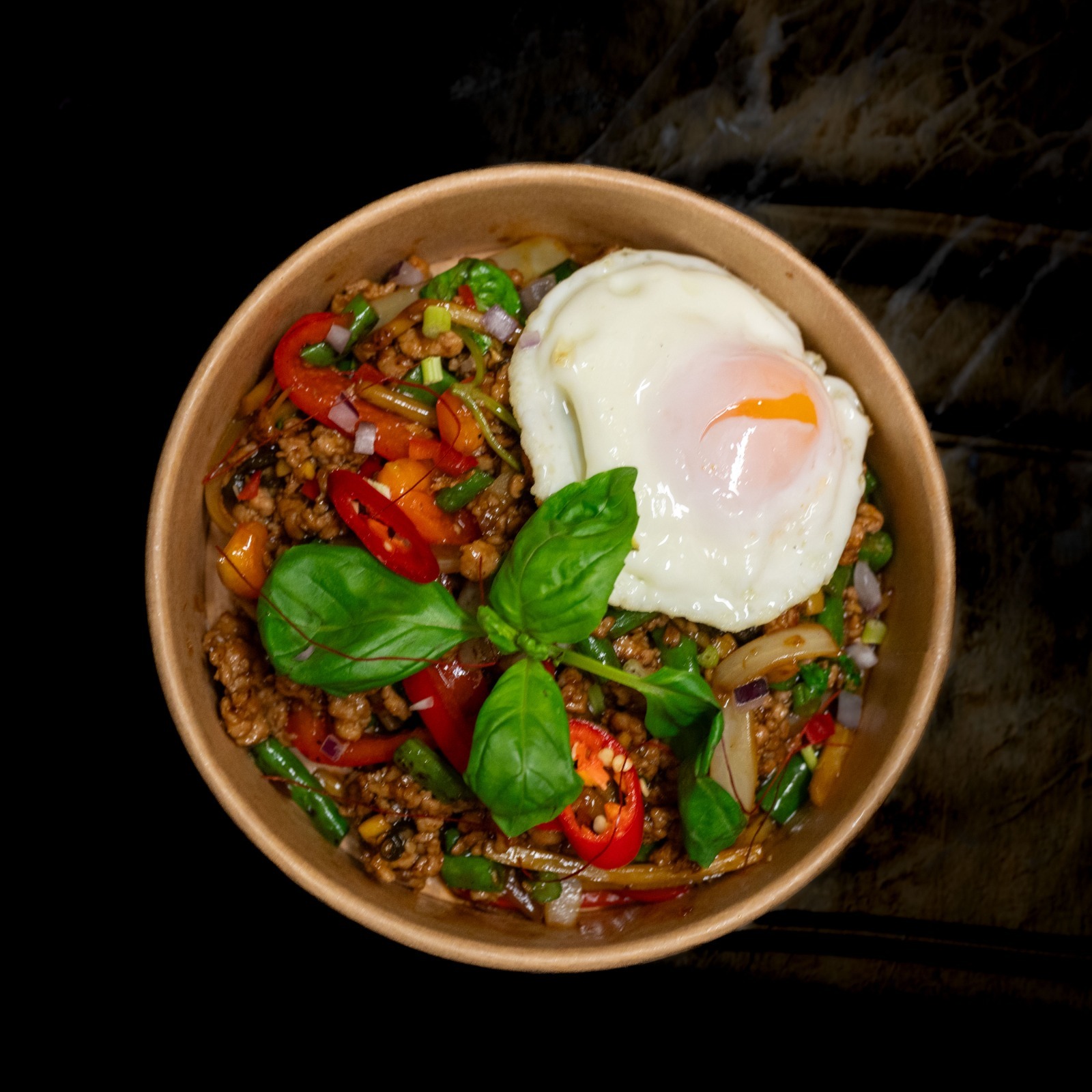 Krapow Pork (Spicy basil) | Chef's Specials, Stir Fry | Wok Express ...